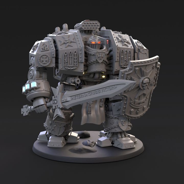 3D Printable CRUSADER BEHEMOTH by Arma Mechanatus